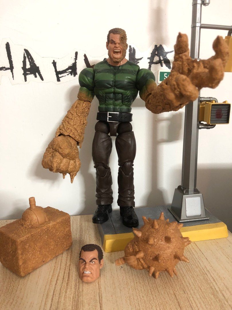 Marvel legends sandman baf sand man, Hobbies & Toys, Toys & Games on ...