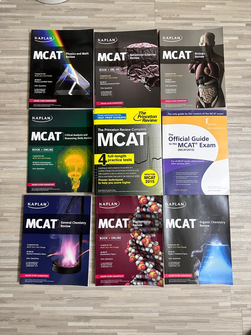 MCAT BOOKS, Hobbies & Toys, Books & Magazines, Assessment Books on ...