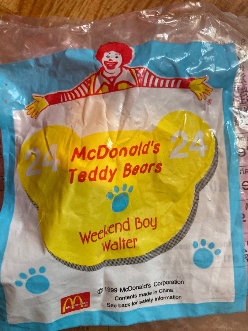 McDonald's Limited Edition Vintage 1999 Teddy Bear Collections, Hobbies ...