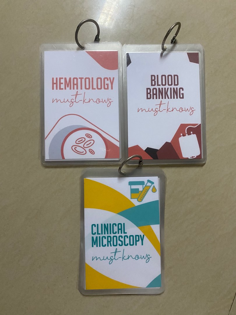 Medtech Must Knows bundle (Hematology, Blood banking, Clinical ...