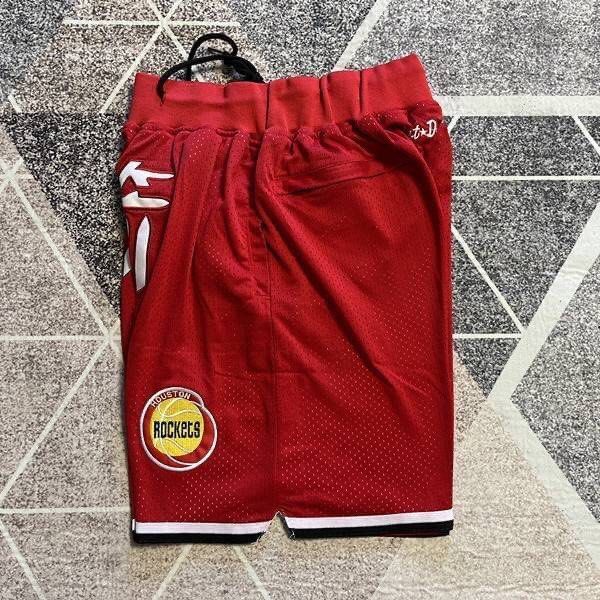 Men's NBA Houston Rockets genuine embroidery basketball shorts, 他的時尚 ...