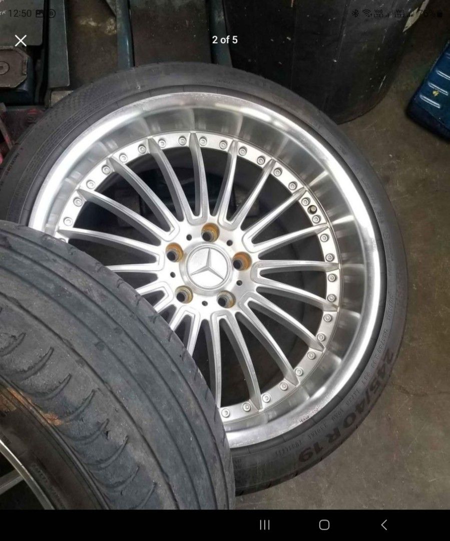 Mercedes benz 19 inch rims, Auto Accessories on Carousell