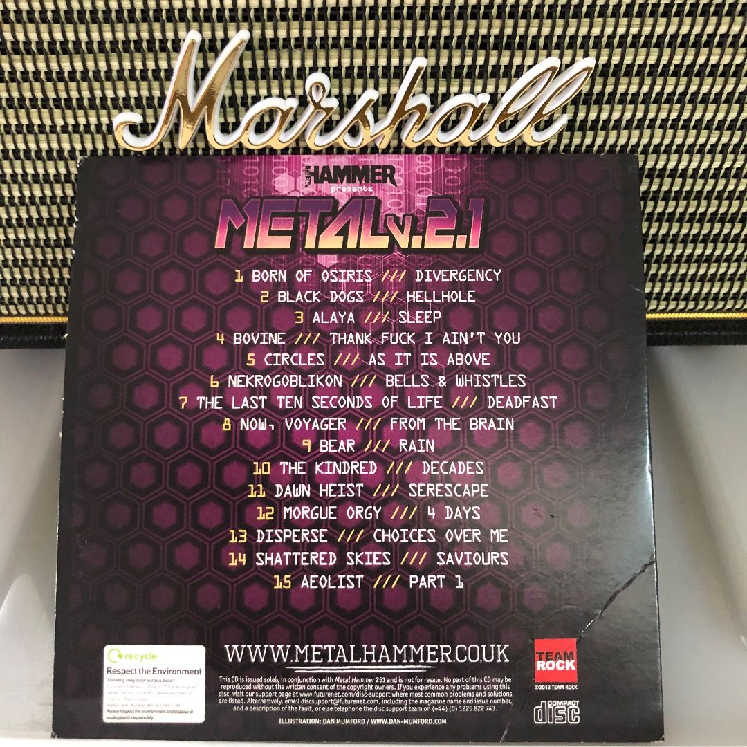 Metal Hammer - Metal v2.1, Hobbies & Toys, Music & Media, CDs & DVDs on ...