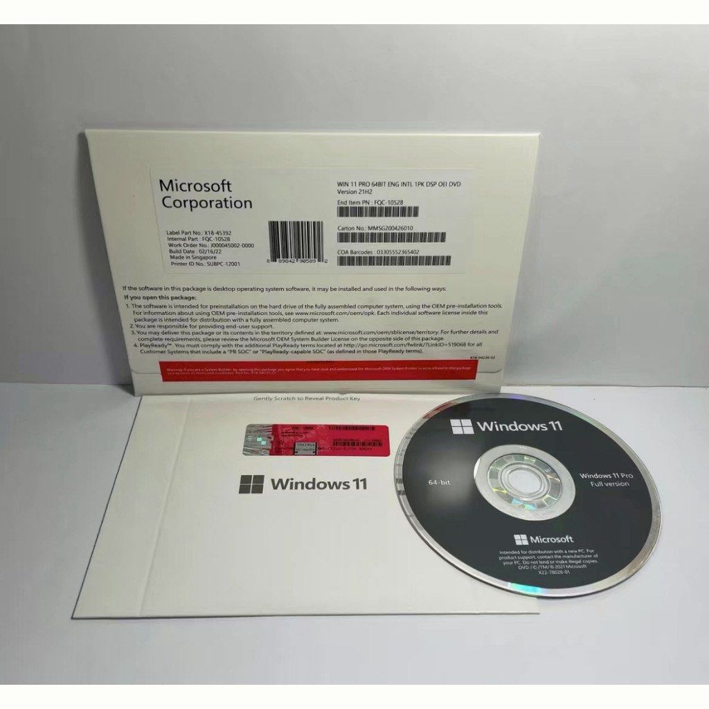 Microsoft Windows 11 Pro OEM FPP, Computers & Tech, Parts & Accessories ...