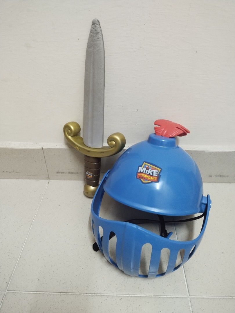 Mike The Knight Mikes Mission Playset by Character Helmet Hat & Sword ...