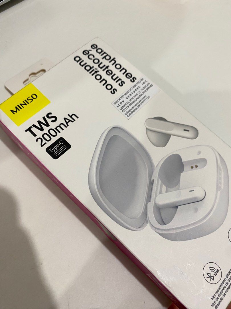 MINISO Half in-Ear Earbuds, Audio, Earphones on Carousell