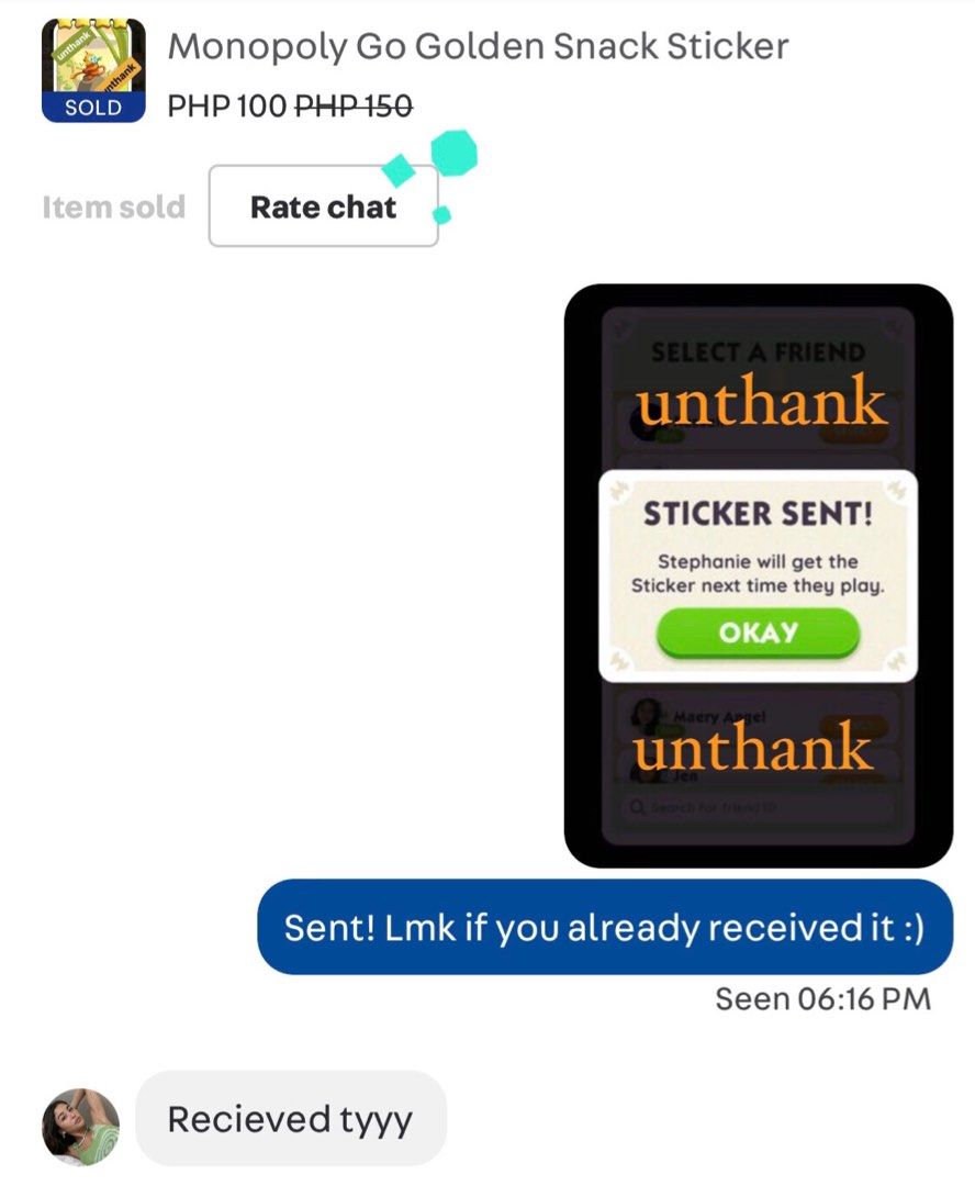 Monopoly Go Nosy Posy Sticker, Video Gaming, Gaming Accessories, Game ...