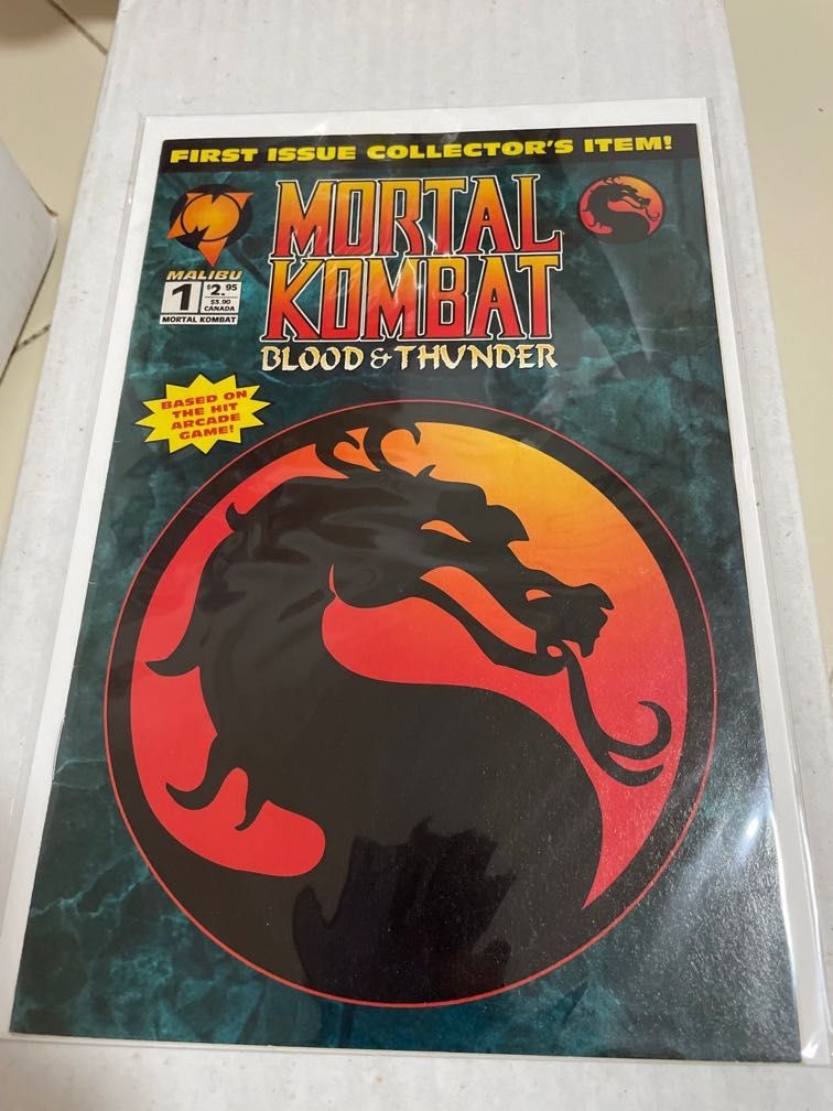 MORTAL KOMBAT: BLOOD & THUNDER #1 (MALIBU COMICS), Hobbies & Toys ...