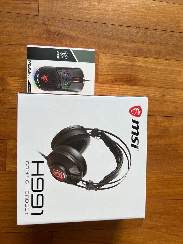 MSI Gaming Mouse and Headset, Audio, Headphones & Headsets on Carousell
