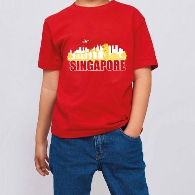 National Day NDP 2023 Red Top - Baby Kids Red T-shirt Singapore ...