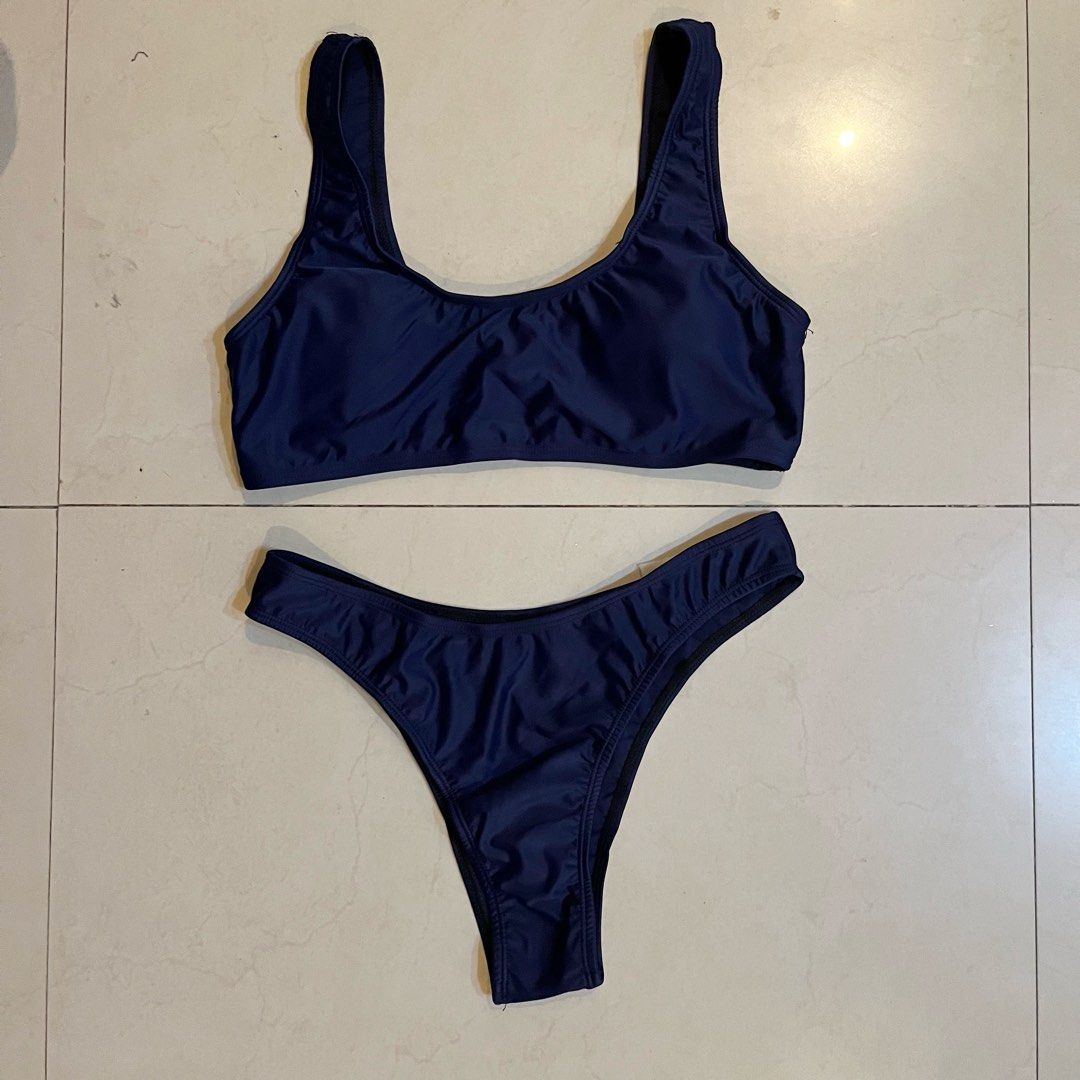 Navy Blue Bikini Women s Fashion Swimwear Bikinis Swimsuits On Navy Blue Bikini Women s Fashion Swimwear Bikinis Swimsuits On