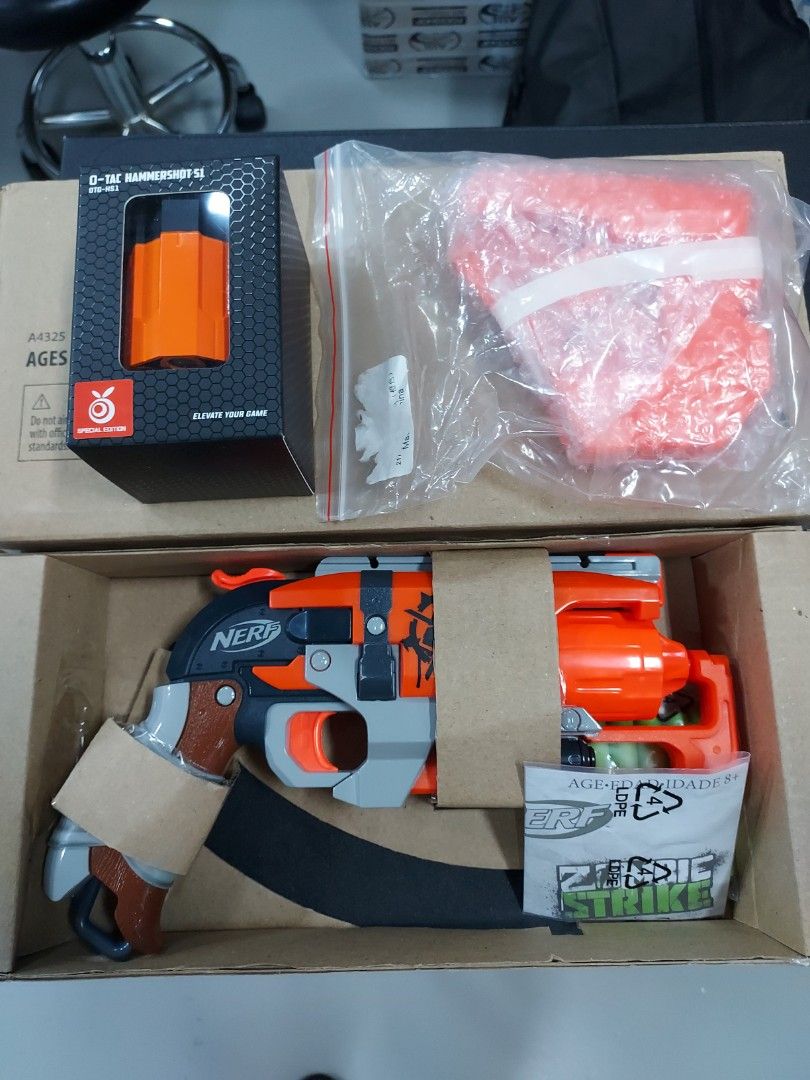Nerf Hammershot + Otac Upgrade + Bodykit, Hobbies & Toys, Toys & Games ...