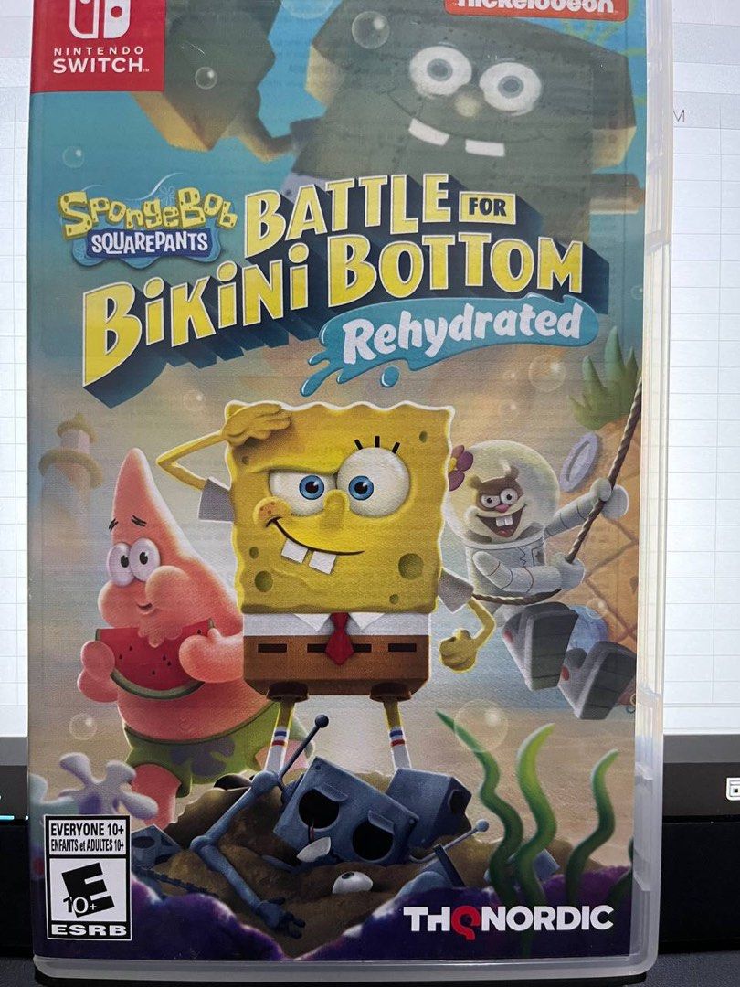 Nintendo Switch - Spongebob: Battle for Bikin Bottom, Video Gaming ...