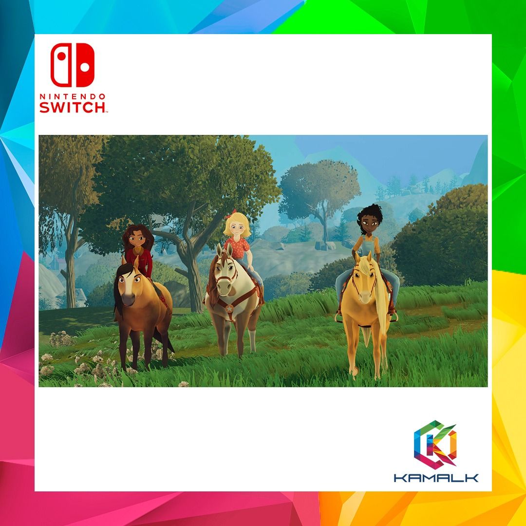 Nintendo Switch DreamWorks Spirit Lucky's Big Adventure, Video Gaming ...