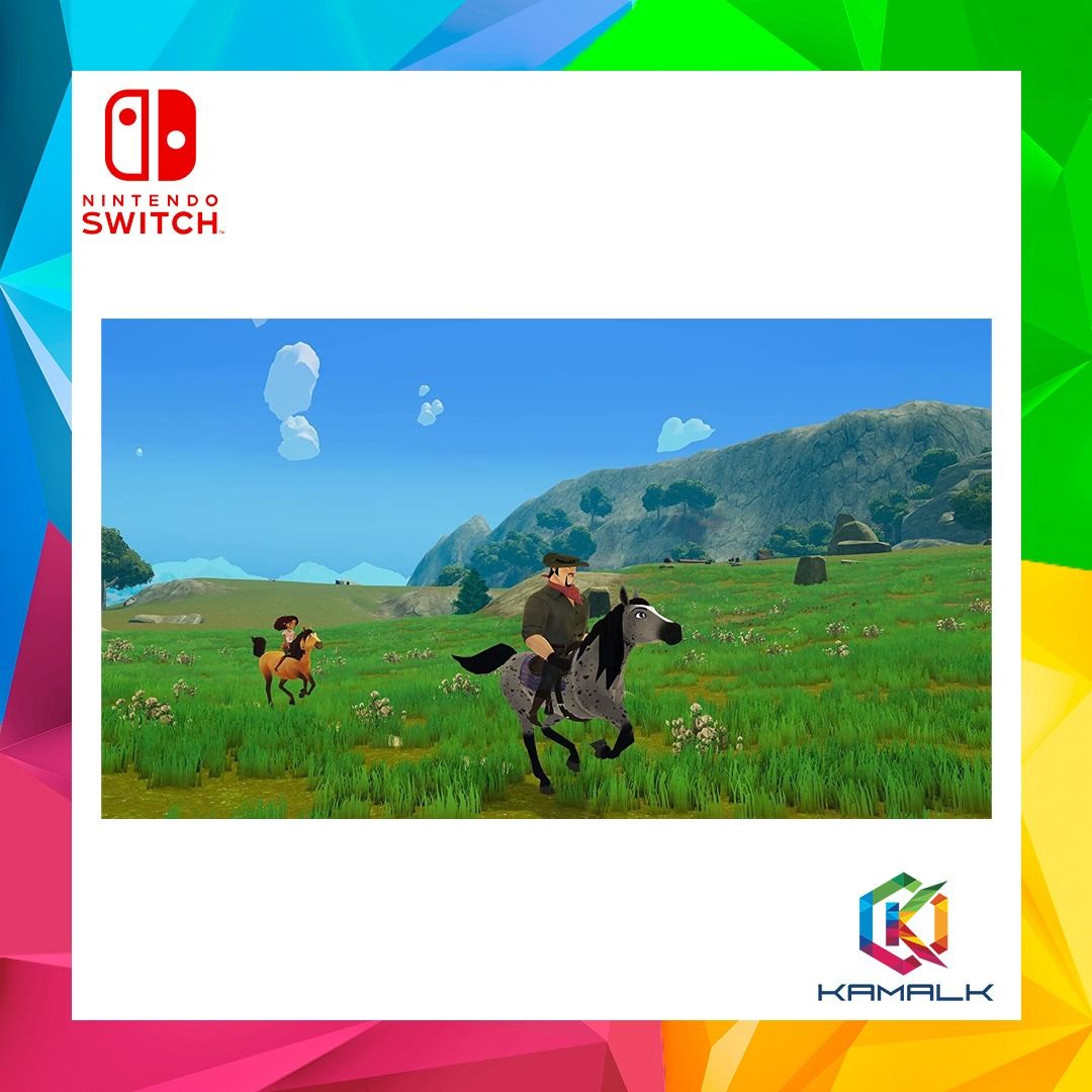 Nintendo Switch DreamWorks Spirit Lucky's Big Adventure, Video Gaming ...