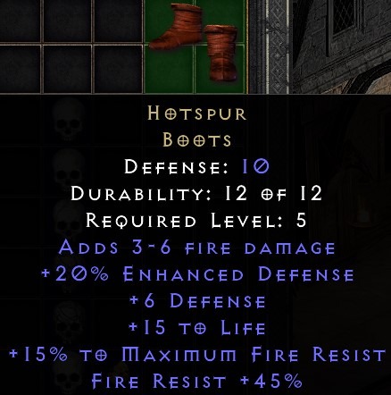 (Non-Ladder) Perfect HotSpur Boots .D2R, Video Gaming, Gaming ...