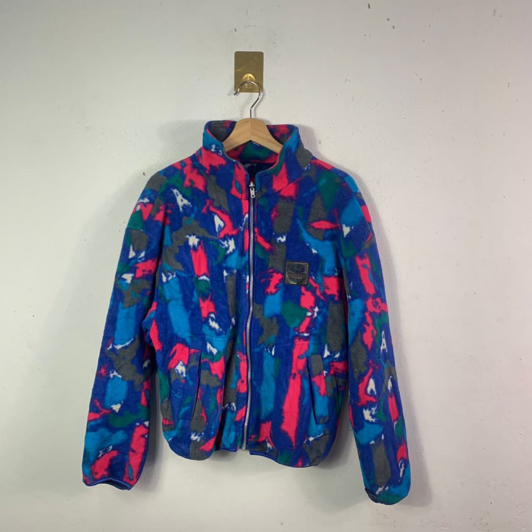 Nordy Polartec Multicolour Fleece Jacket, Men's Fashion, Coats, Jackets ...