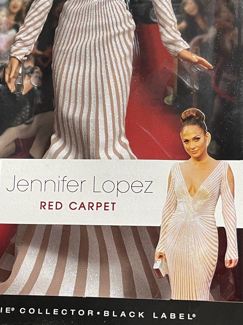 NRFB JLo Jennifer Lopez Barbie Red Carpet doll, Hobbies & Toys, Toys ...