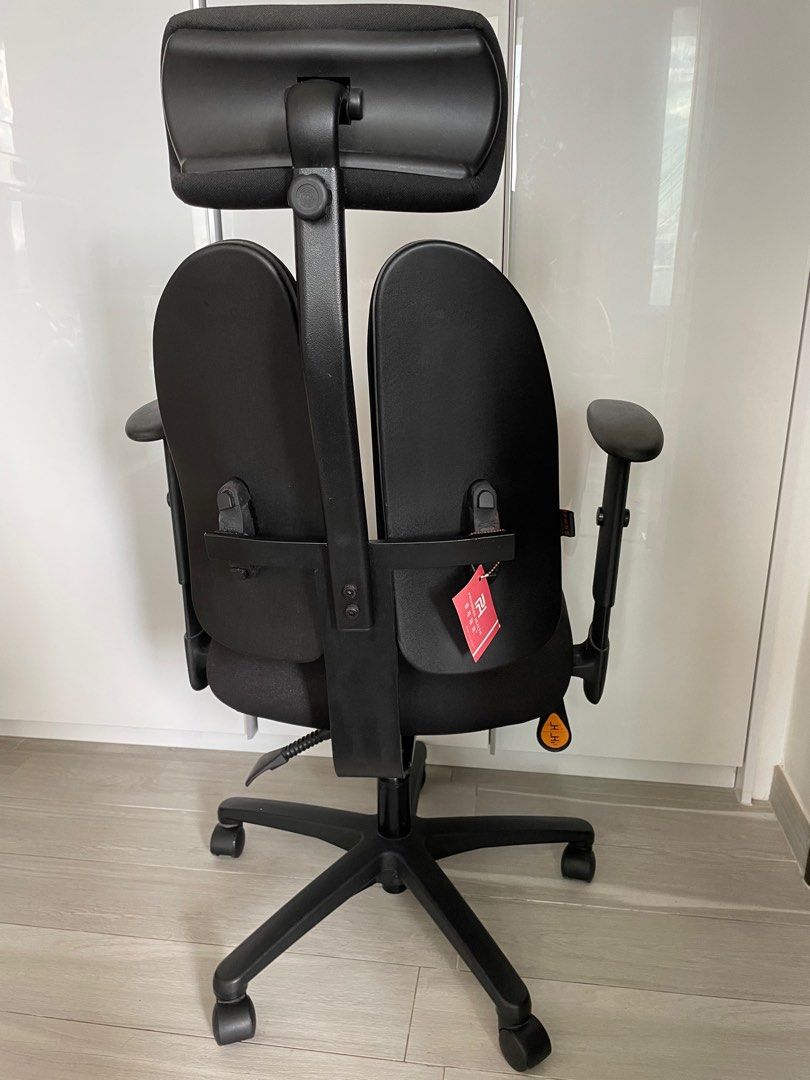 Office wfh chair gaming ergonomic lungs design, Furniture & Home Living ...