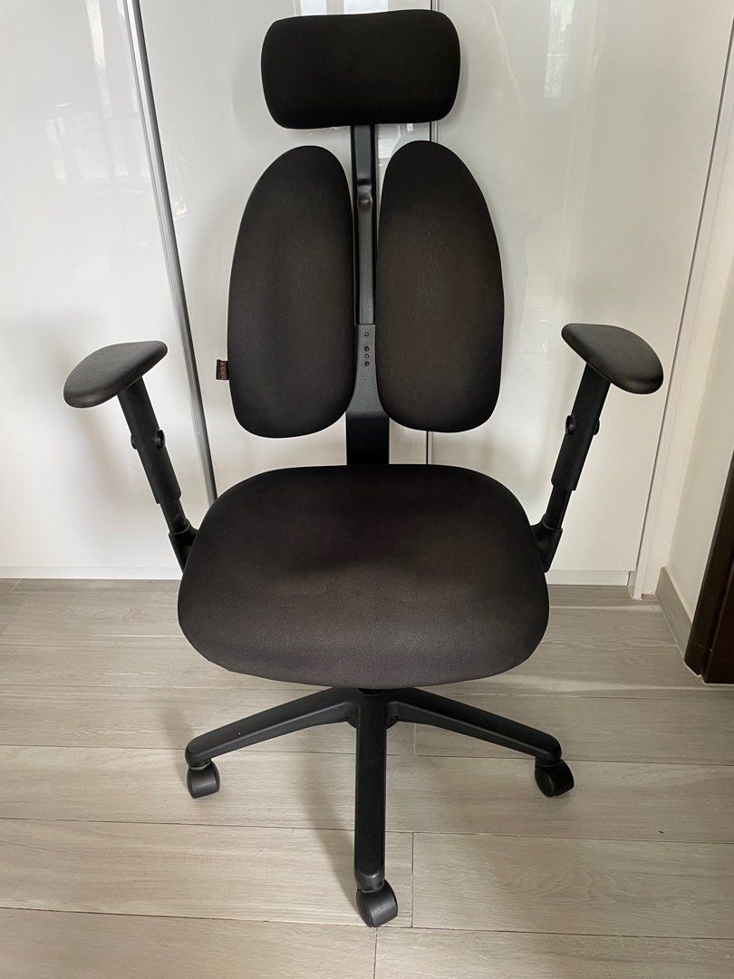 Office wfh chair gaming ergonomic lungs design, Furniture & Home Living ...