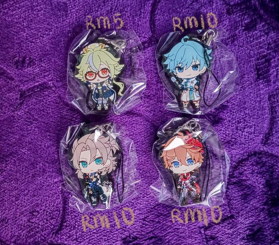 [Official] GENSHIN IMPACT RUBBER KEYCHAINs, Hobbies & Toys ...