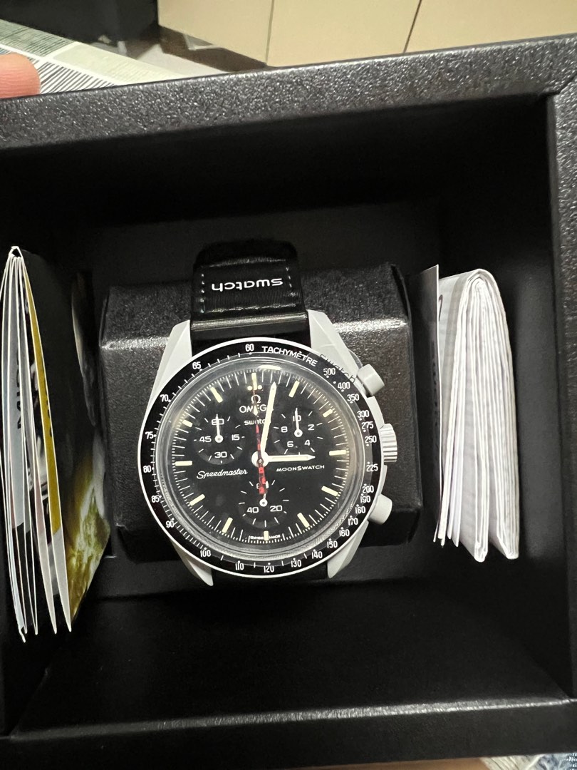 Omega x Swatch Mission to the Moon (swiss edi, Luxury, Watches on Carousell