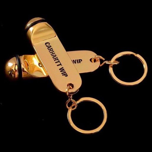 Original Carhartt Wip Atlas Hotel Keychain Gold I026765-1-0, Mobile ...