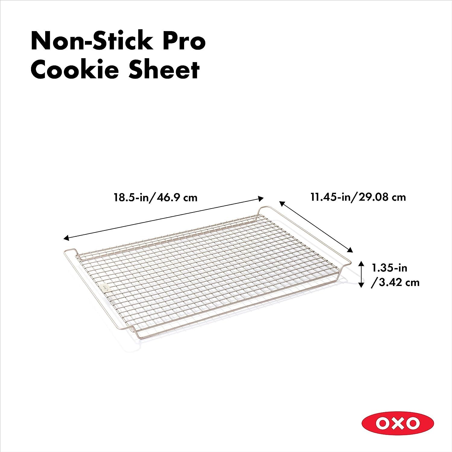 OXO Good Grips Non-Stick Pro Cooling Rack and Baking Rack,Metal ...