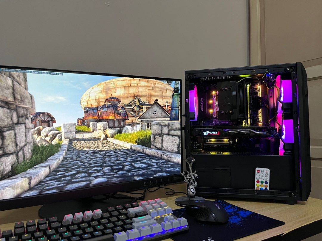 PC+Monitor+KB+Mouse Gaming Set Up Bundle, Computers & Tech, Desktops on ...