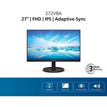 PHILIPS 272V8A 27" IPS 75HZ FHD ADAPTIVE-SYNC LOWBLUE FLICKER-FREE ...