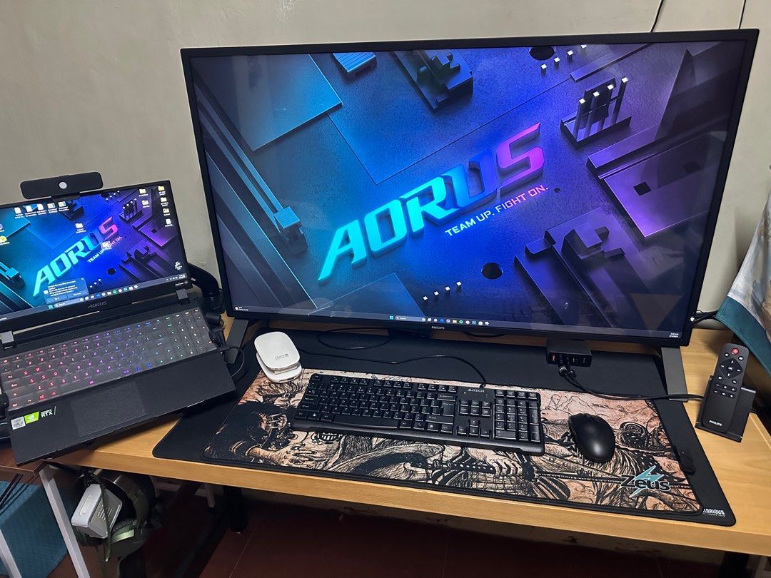 Philips 438P1 43" 4k Ultra HD Monitor with Multiview, IPS Panel ...