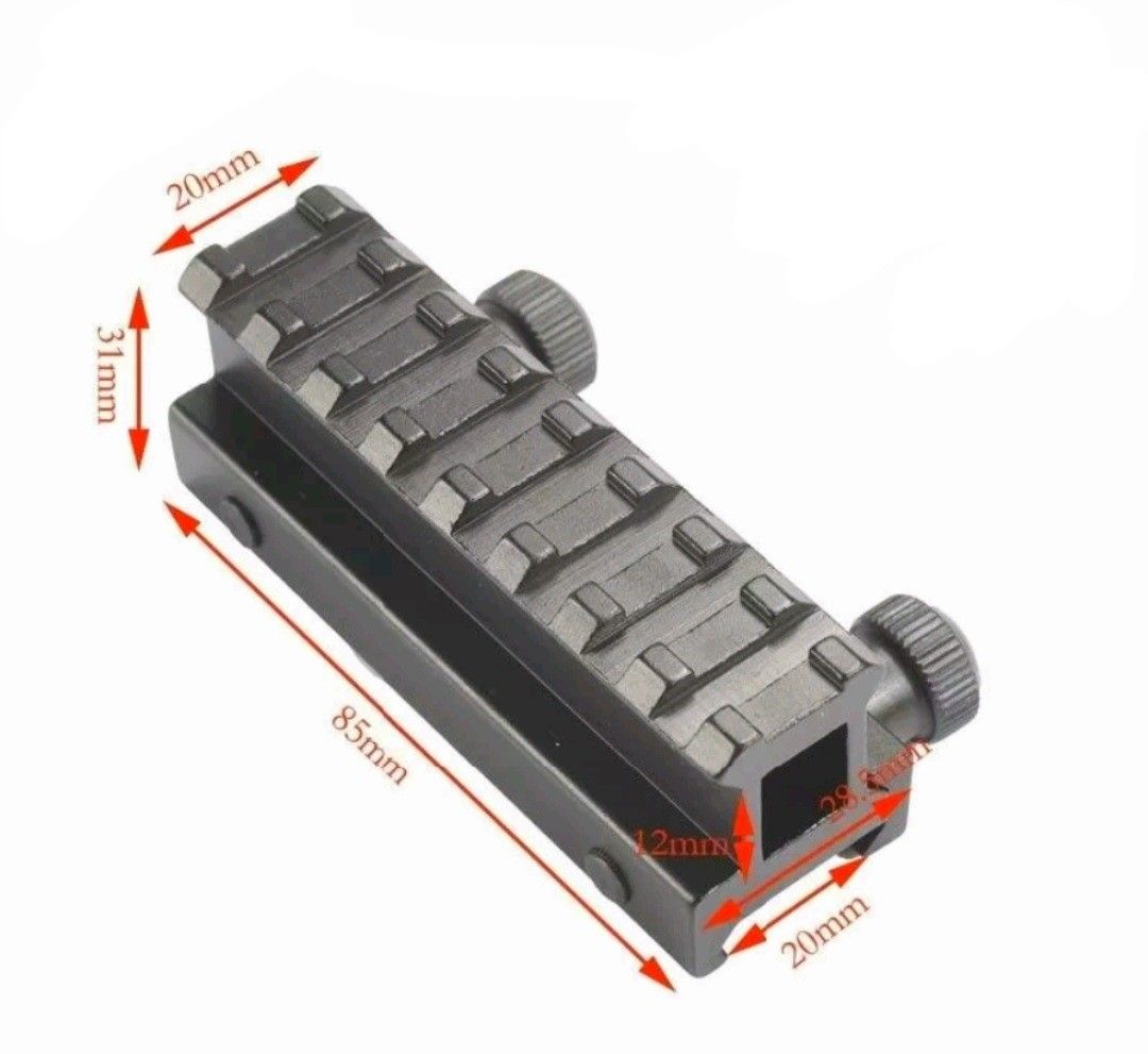 Picatinny Rail Riser, Sports Equipment, Other Sports Equipment and ...