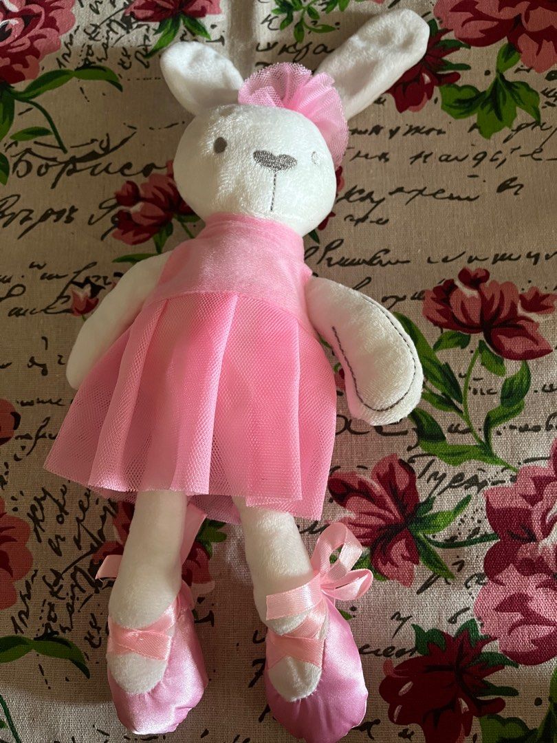 Pink Rabbit Soft Toy, Babies & Kids, Infant Playtime on Carousell