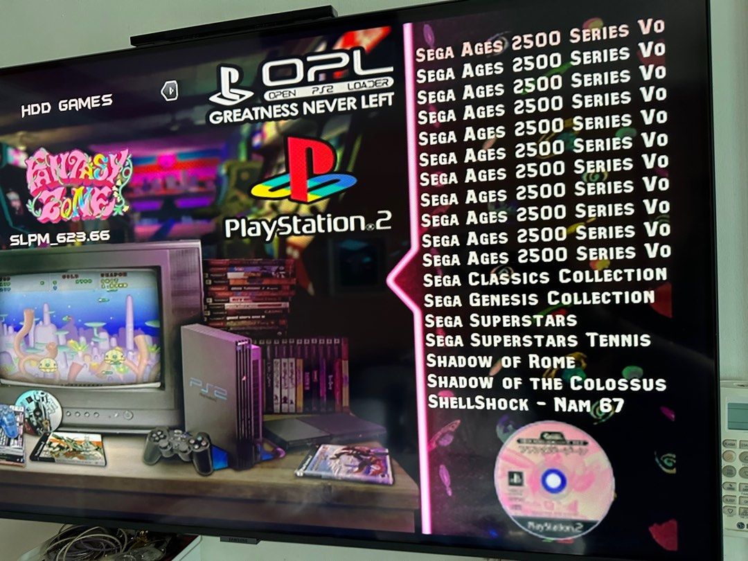 PlayStation Ps2 fat modded console with harddisk on sale, Video Gaming ...