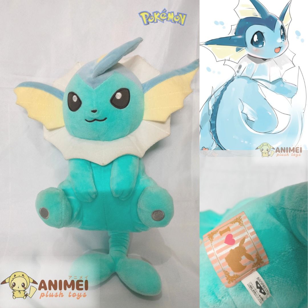 Pokemon Eeveelution Relaxed Line Set Plush Toy (Eevee, Jolteon, Flareon ...