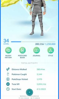 Pokemon Go Account Level 50 MAX STACKED, Video Gaming, Gaming ...