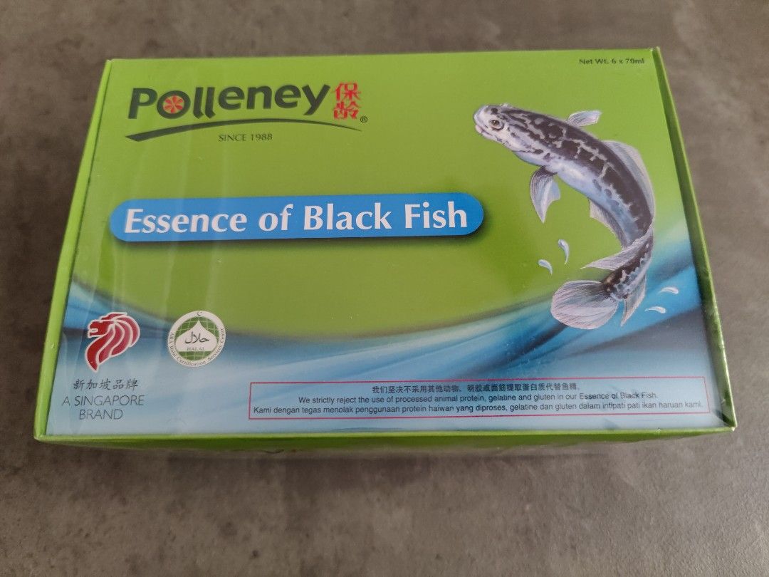 Polleney Essence of Black Fish, Health & Nutrition, Health Supplements ...