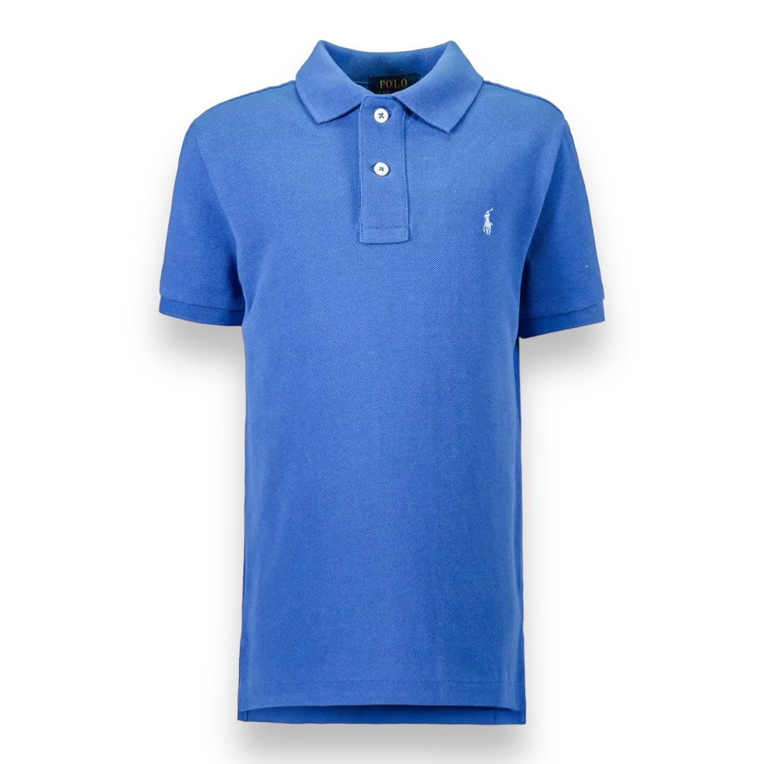 Polo Ralph Lauren Blue Polo Tee, Babies & Kids, Babies & Kids Fashion ...