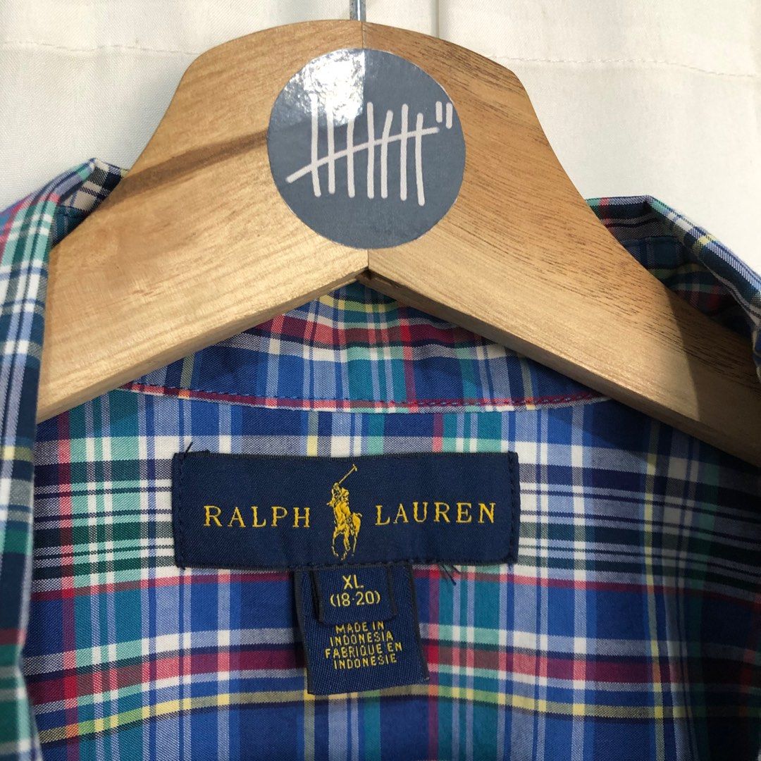 Polo Ralph Lauren Checkered Formal Long Sleeve, Men's Fashion, Tops ...