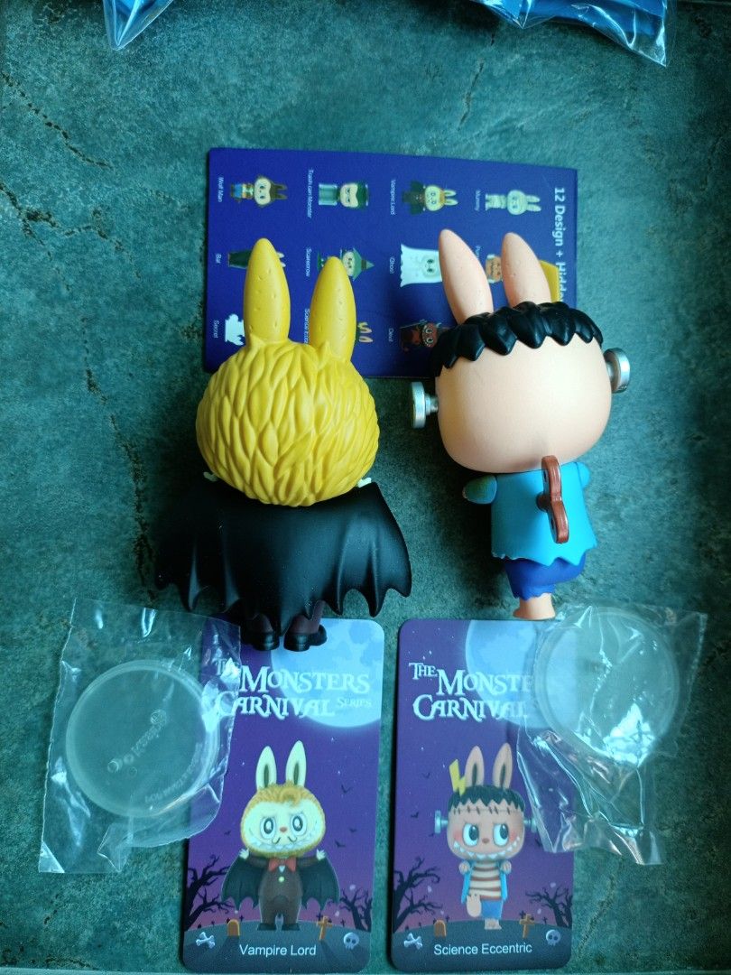 Pop Mart Labubu Monsters Vampire Frankenstein, Hobbies & Toys, Toys ...