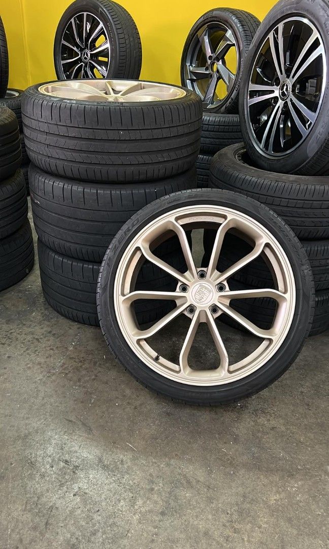 Porsche Taycan 21" Rim and tyres, Car Accessories, Tyres & Rims on ...