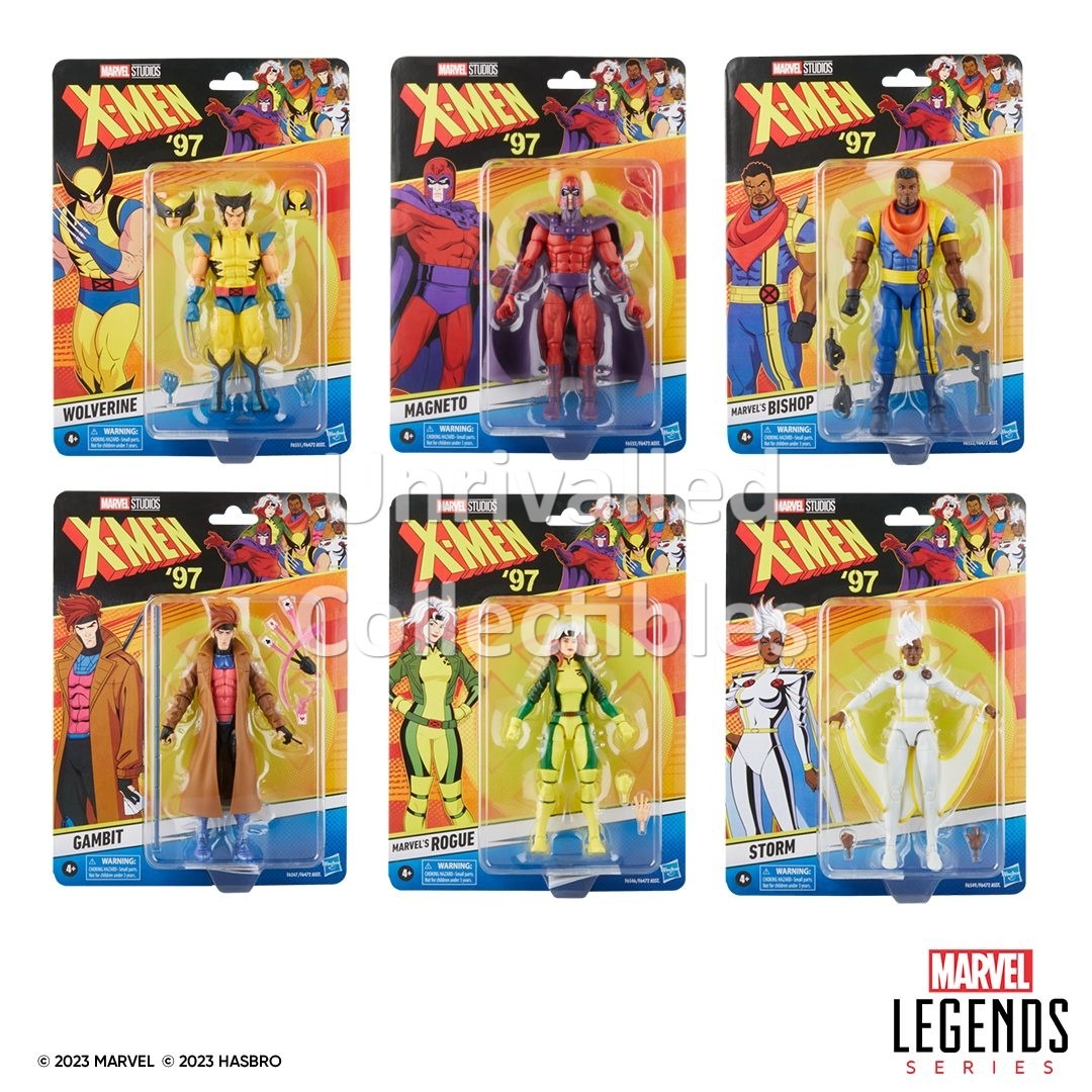 [Pre Order] Hasbro Marvel Legends ML 6 inches scale X-Men ’97 Series Wave 1: Bishop, Gambit ...