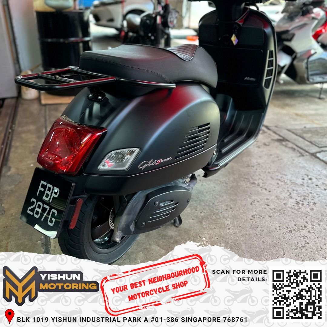 PRE OWNED UNIT VESPA GTS SUPERSPORT 300 ( USED UNIT VESPA GTS 300 ) 2A ...