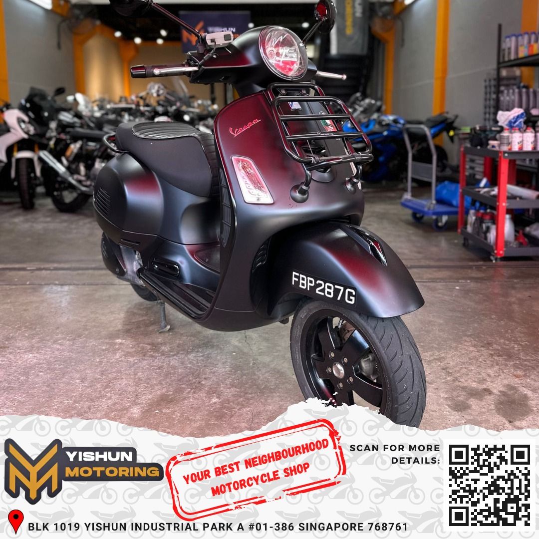 PRE OWNED UNIT VESPA GTS SUPERSPORT 300 ( USED UNIT VESPA GTS 300 ) 2A ...