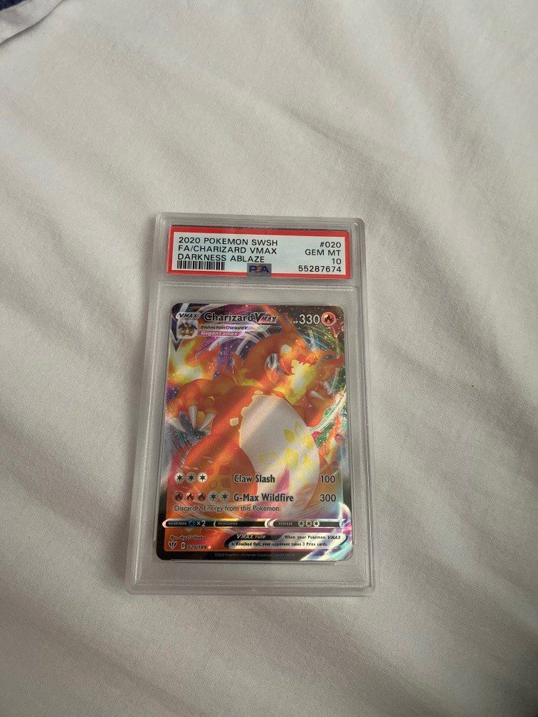 PSA 10 Charizard VMAX, Hobbies & Toys, Toys & Games on Carousell