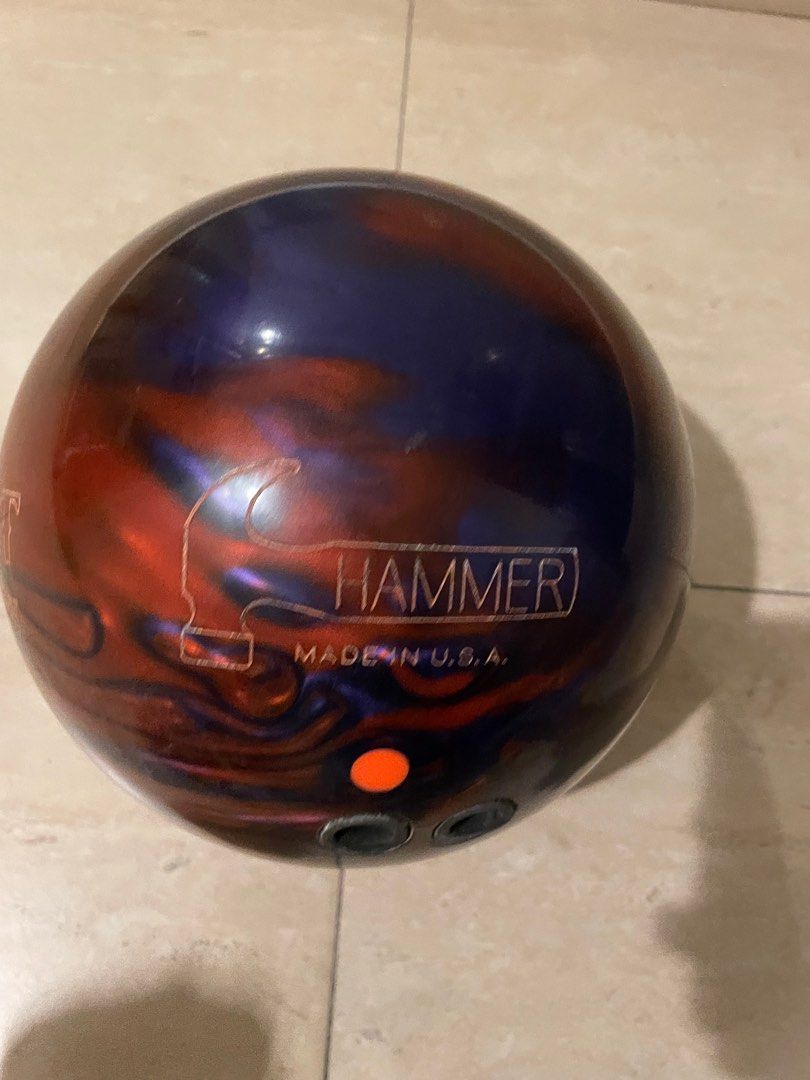 Reactive Hammer Gauntlet 14lbs Bowling Ball, Sports Equipment, Sports ...