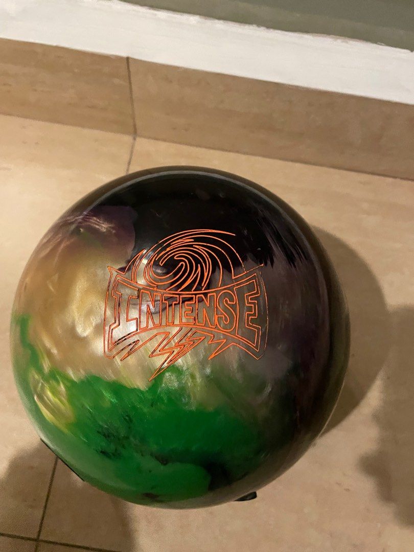 REACTIVE STORM INTENSE 14lbs BOWLING BALL , Sports Equipment, Sports & Games, Billiards ...