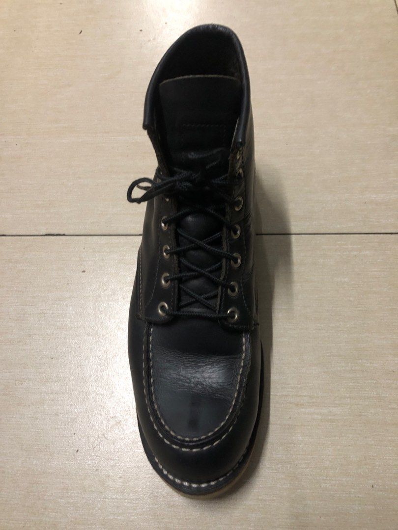 Red Wing 8130 Classic Moc Toe Black Mens Boots(11 US M) on Carousell