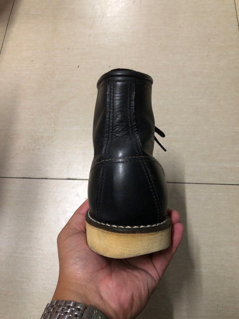 Red Wing 8130 Classic Moc Toe Black Mens Boots(11 US M) on Carousell