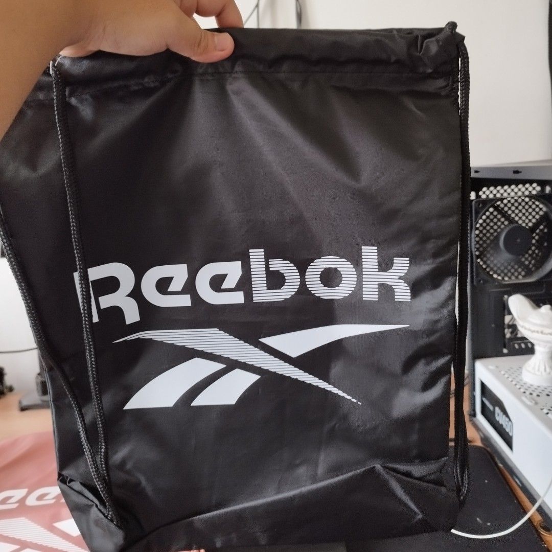 Reebok string/gym bag, Men's Fashion, Bags, Backpacks on Carousell